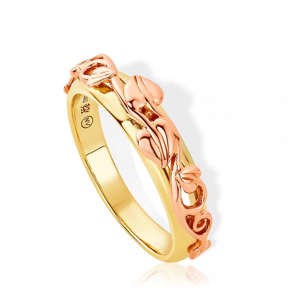 Clogau Yellow and Rose Gold Tree of Life Ring | Welsh Gold by Clogau ...
